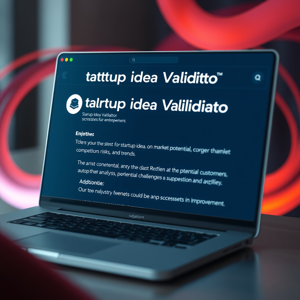 startup idea validator - (Free, No Signup AI Tool)