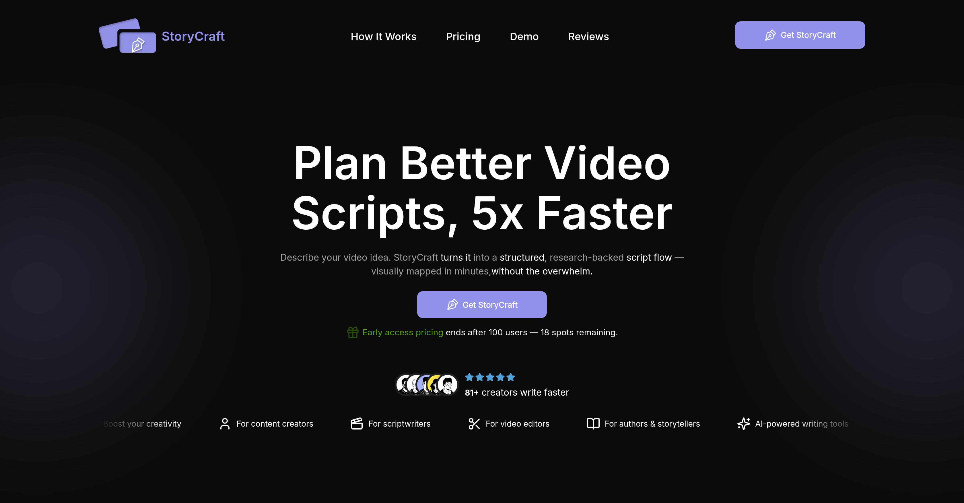 StoryCraft - AI Tool For Video scripts