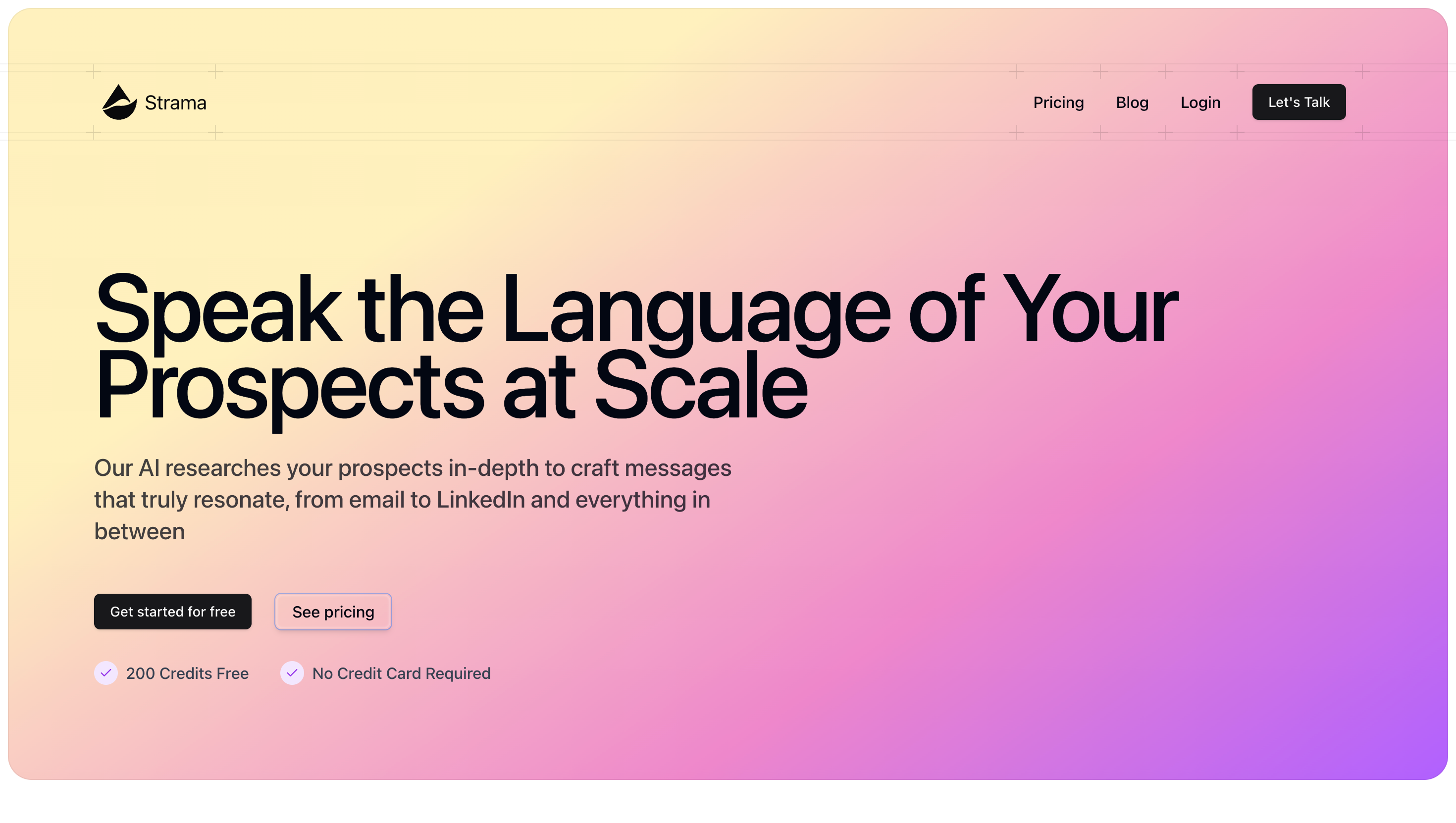 Strama - AI Tool For Sales