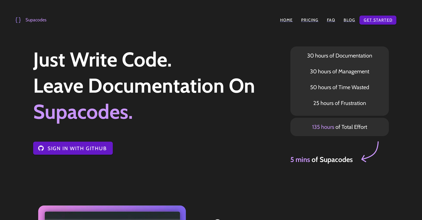 Supacodes And 11 Other AI Alternatives For Code documentation