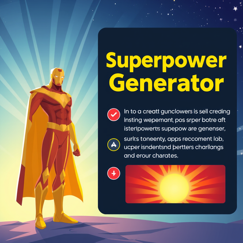 Superpower Generator - (Free, No Signup AI Tool)