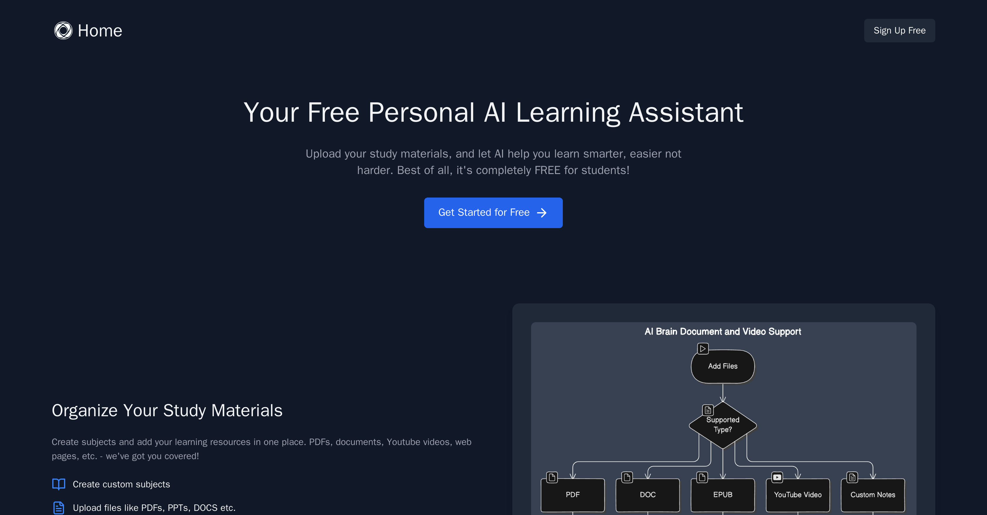 SuperStudentAI - AI Tool For Studying