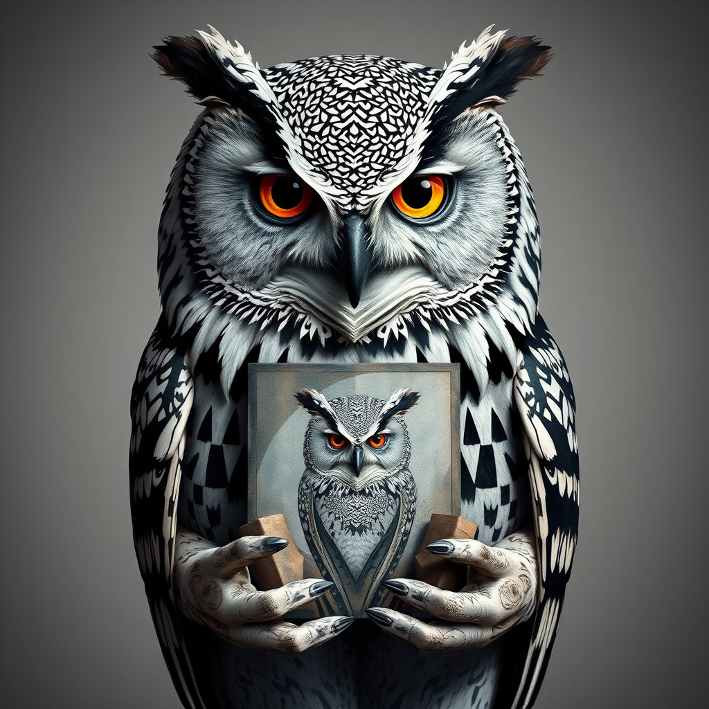 Surreal Hyper-Realistic Portrait in a Geometric Abstract Form - (Free ...