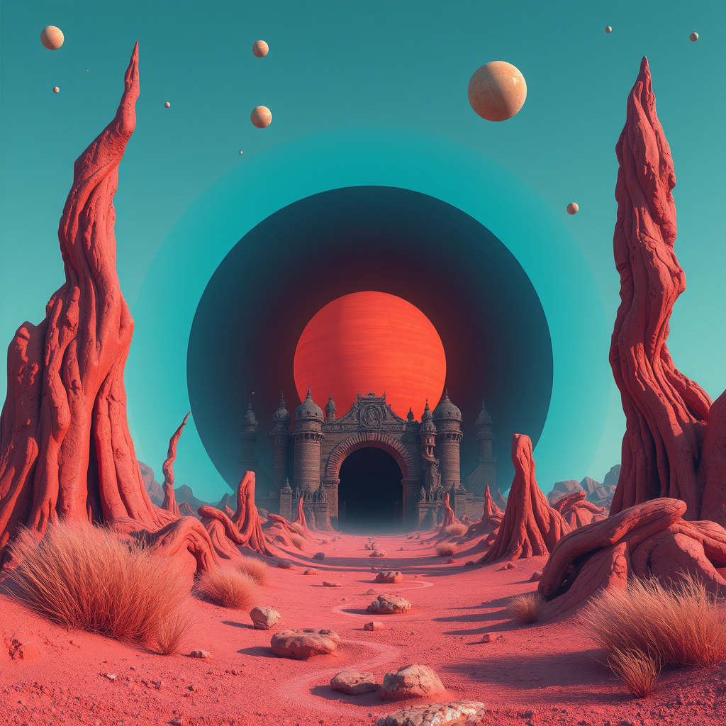 Three Word Surreal Image Prompts - (Free, No Signup AI Tool)