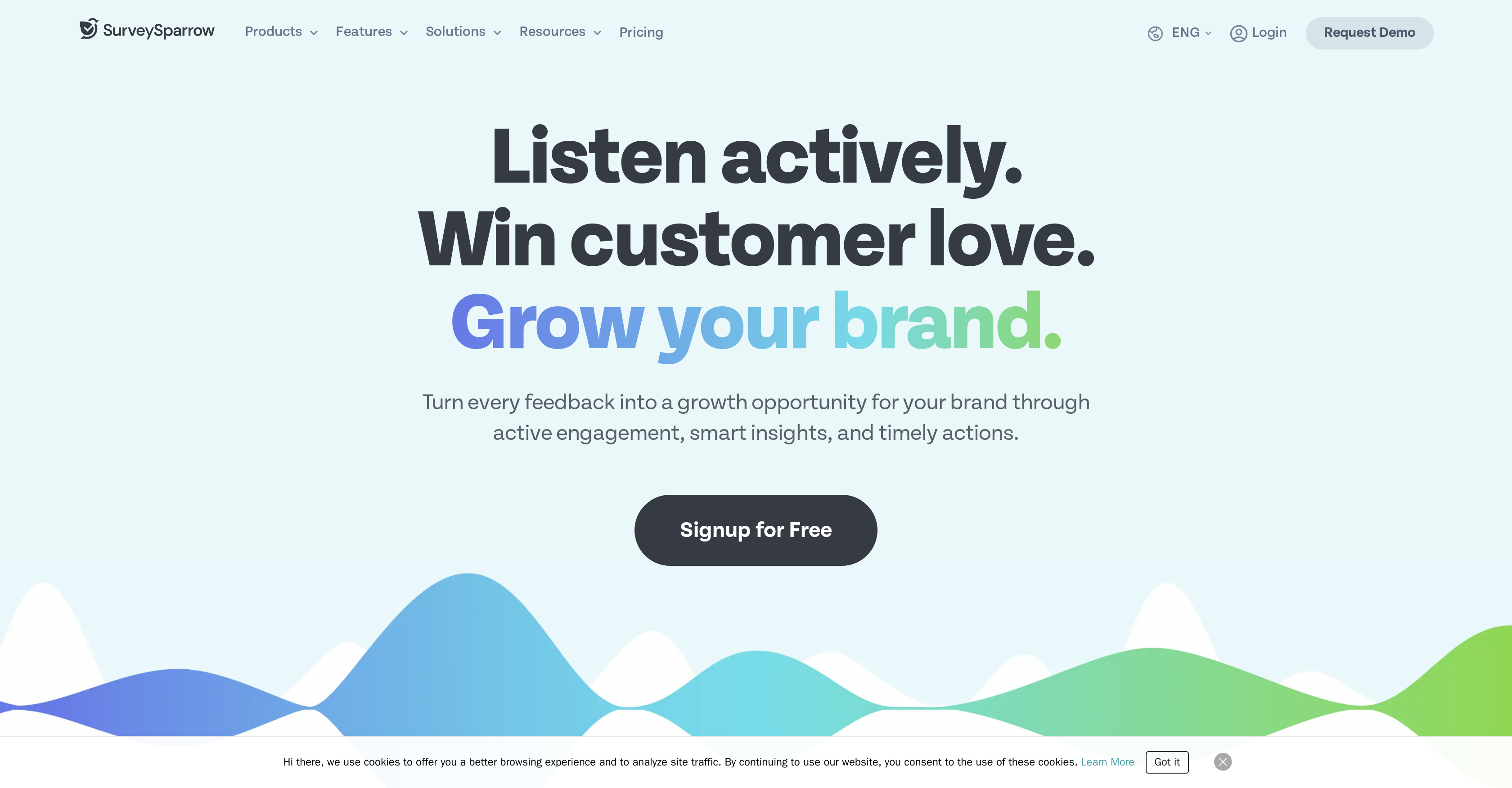 SurveySparrow - AI Tool For Customer feedback analysis