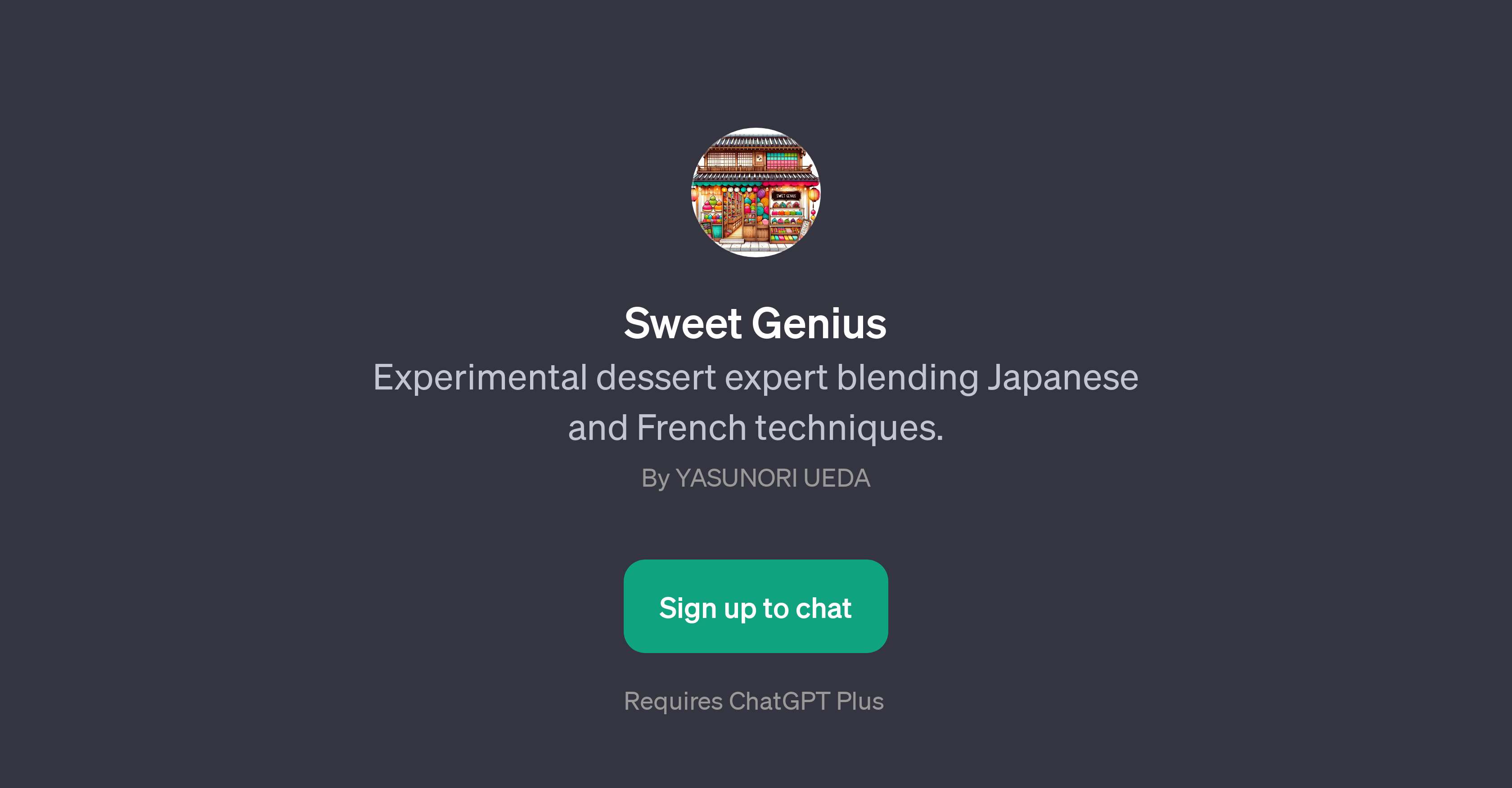 Sweet Genius - Dessert making - TAAFT