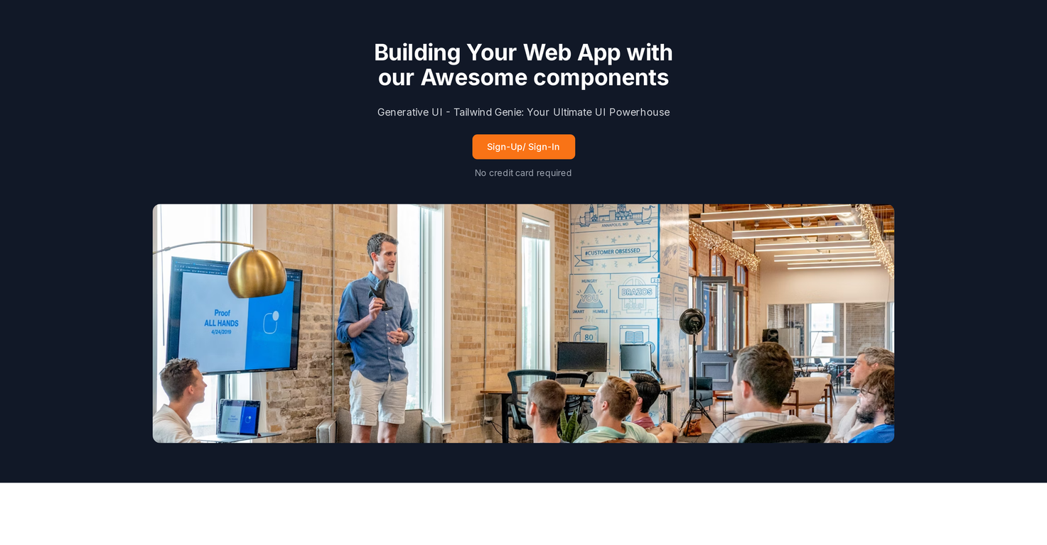 Tailwind Genie And 31 Other AI Alternatives For User interfaces
