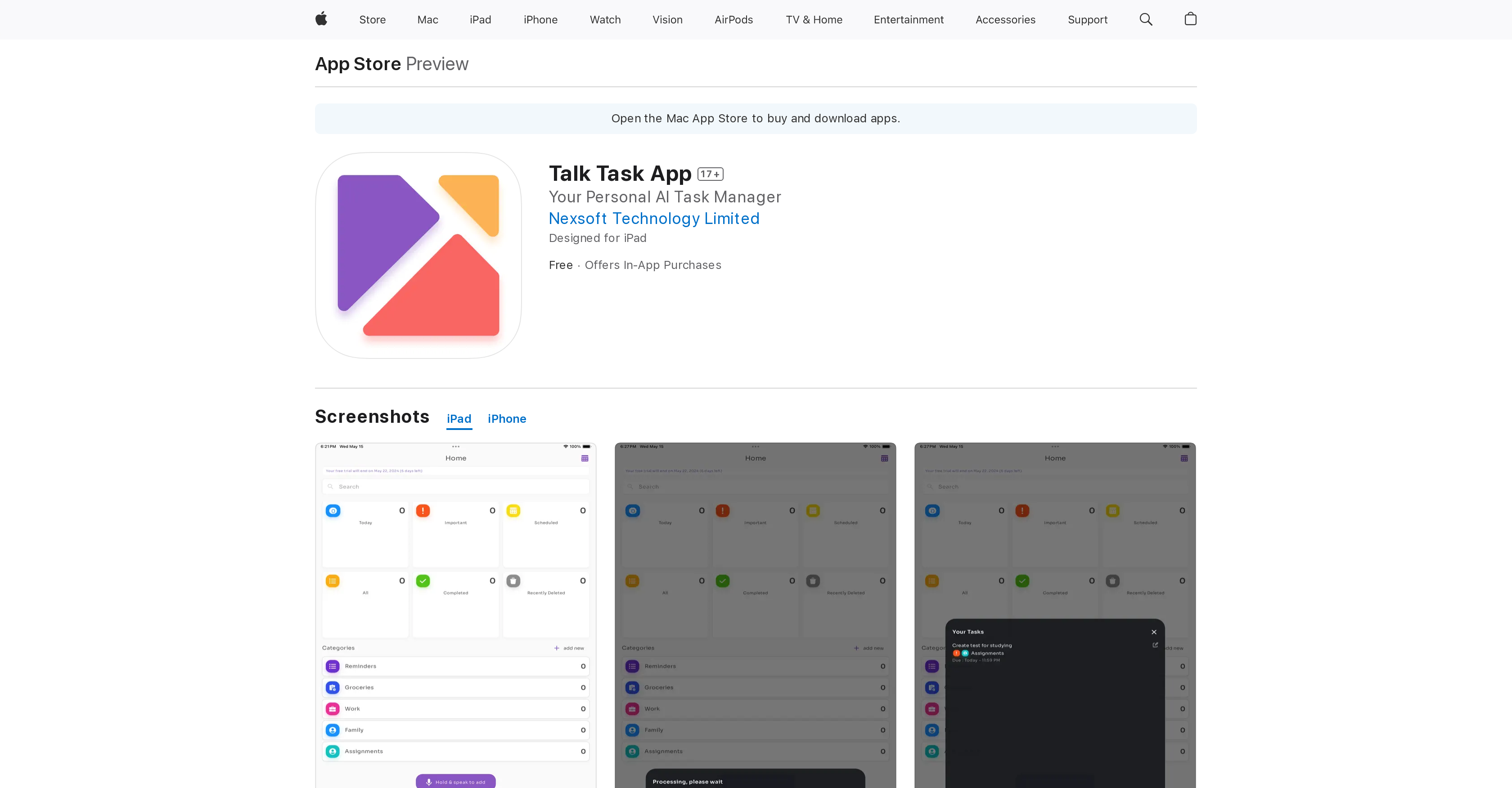 Talk Task App - Voice tasks - TAAFT