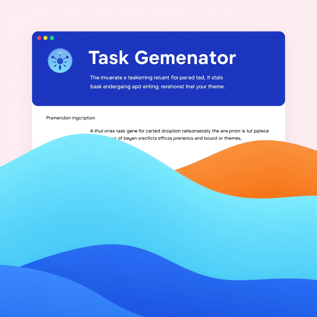 Task Generator - (Free, No Signup AI Tool)