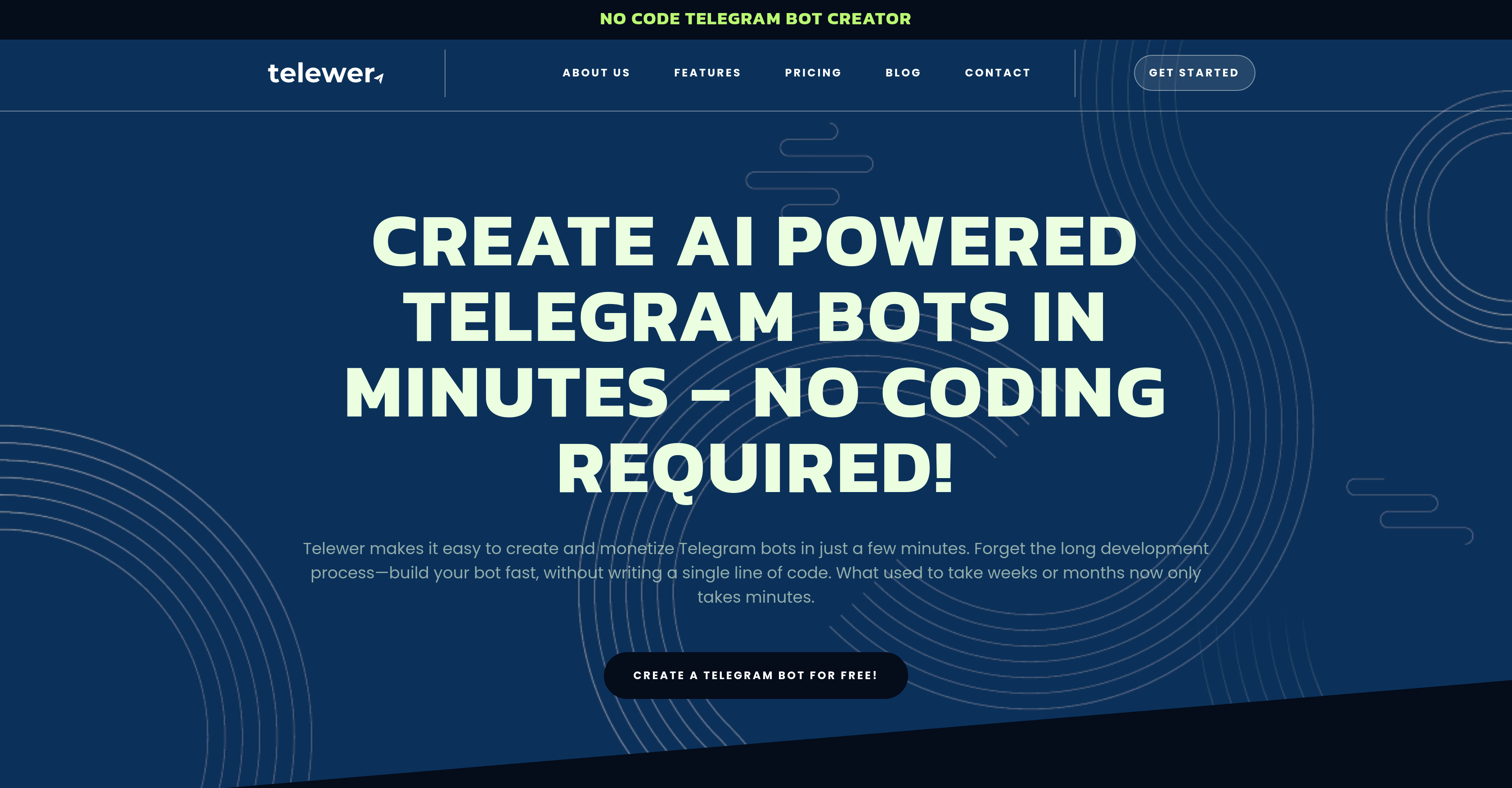 Telewer - Telegram bot development - TAAFT