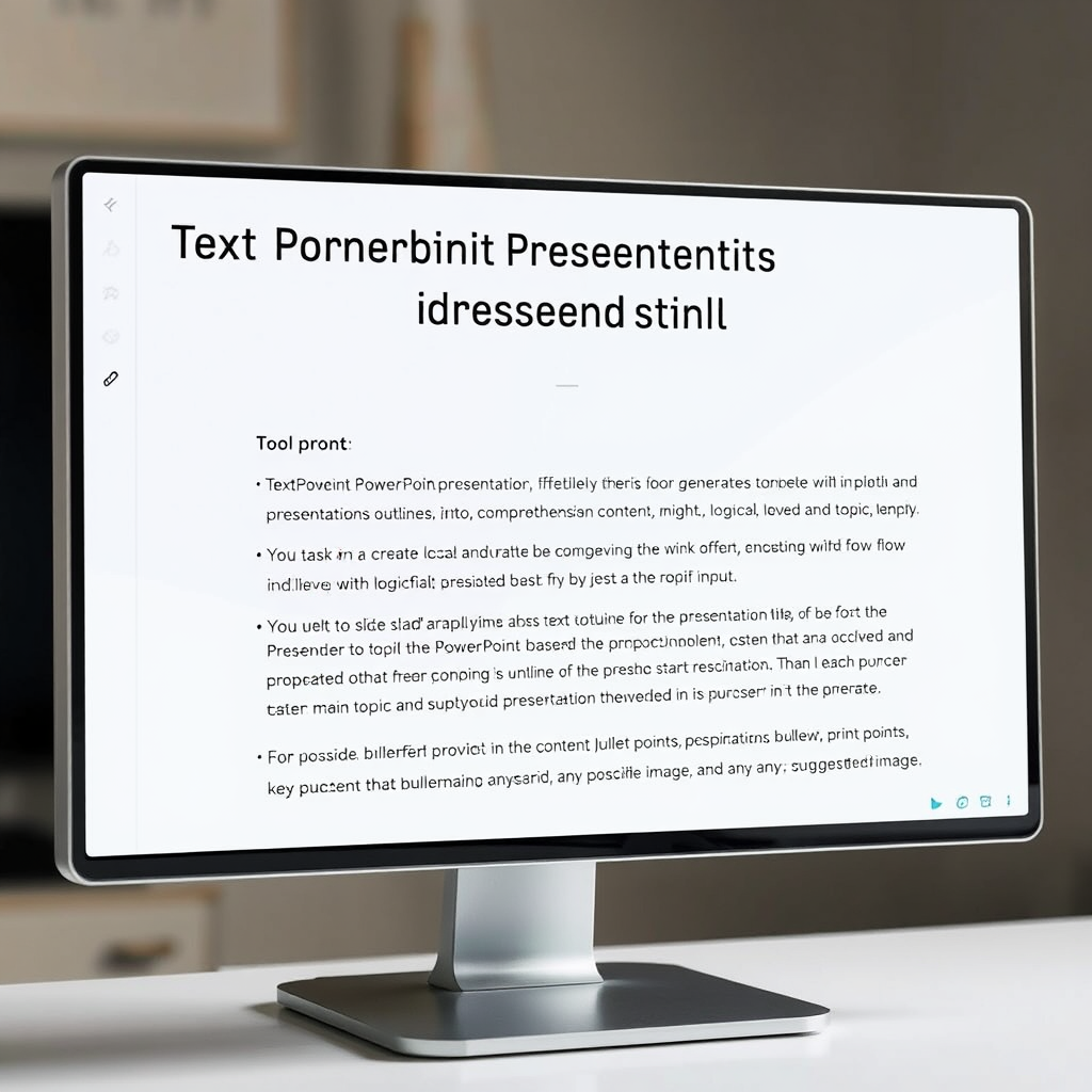 Text Powerpoint Presentation Generator - (Free, No Signup AI Tool)