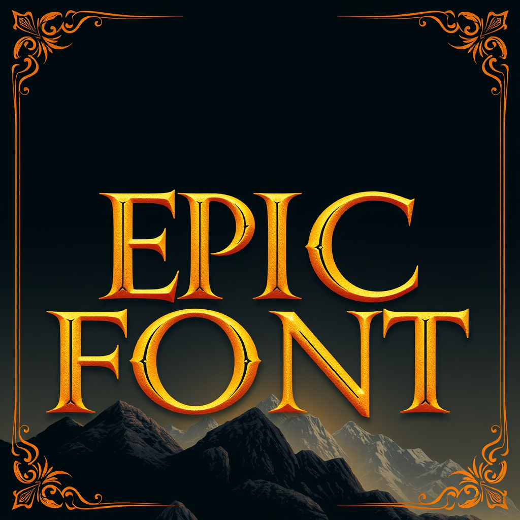 Text to epic font generartor - (Free, No Signup AI Tool)
