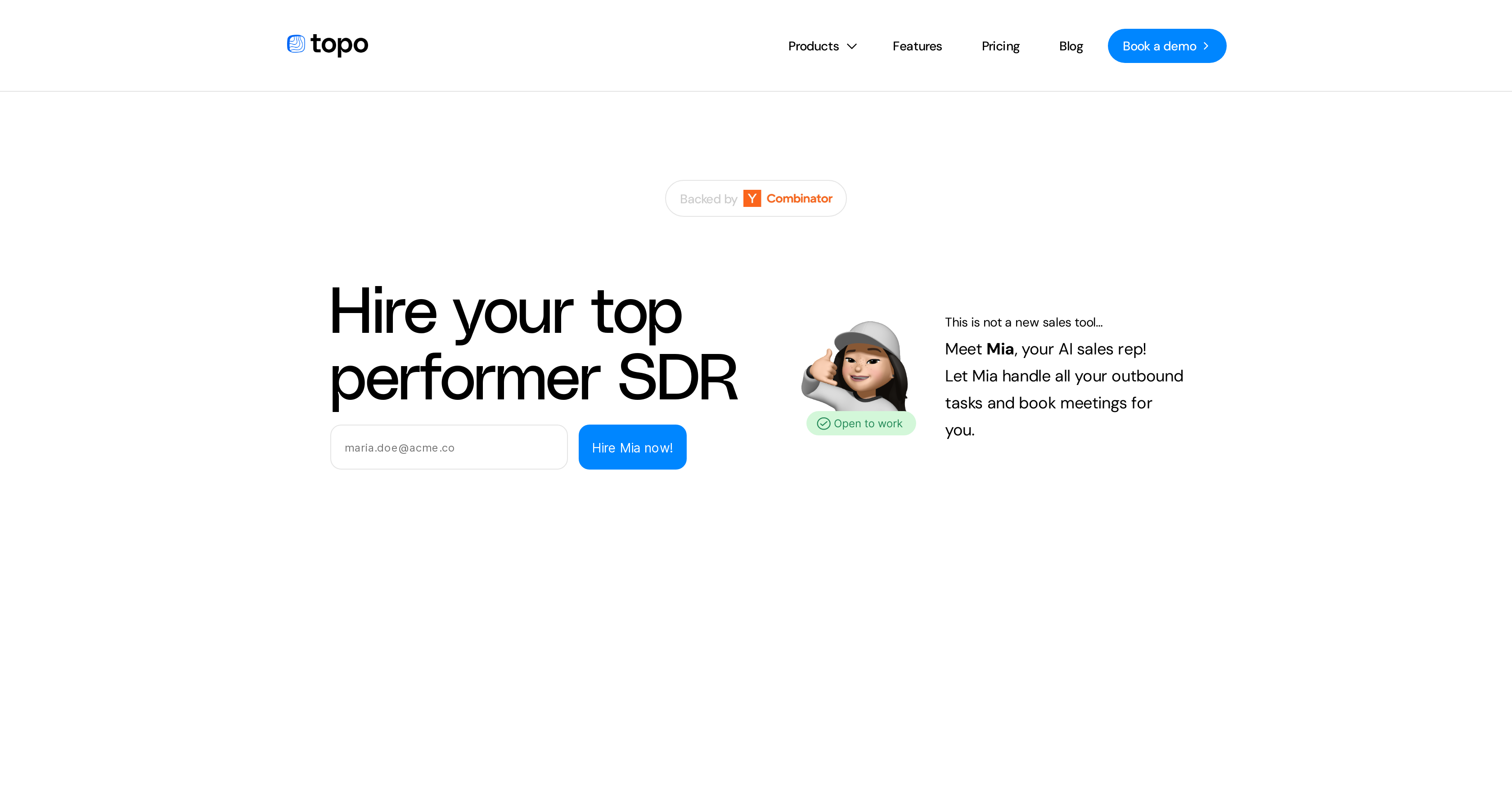 Topo AI - AI Tool For Sales