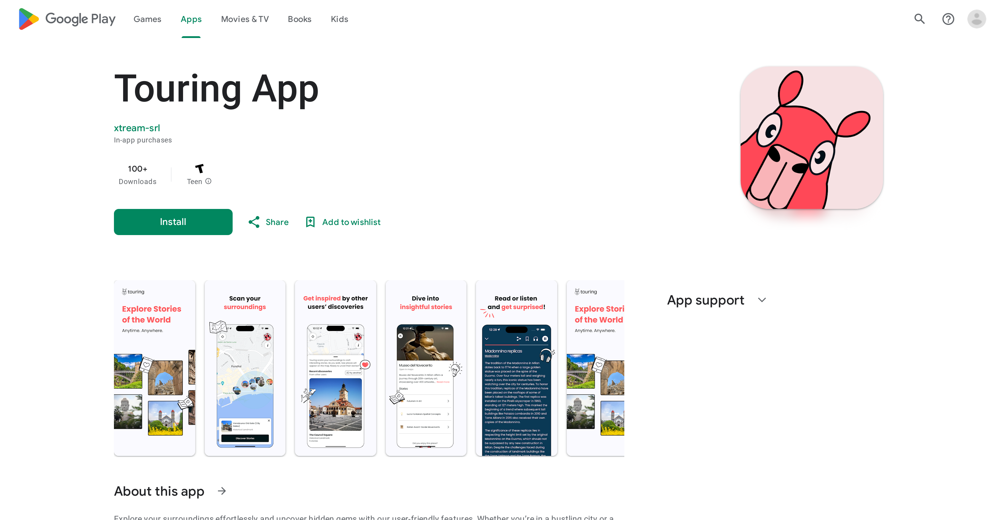 Touring App - AI Tool For Travel guides