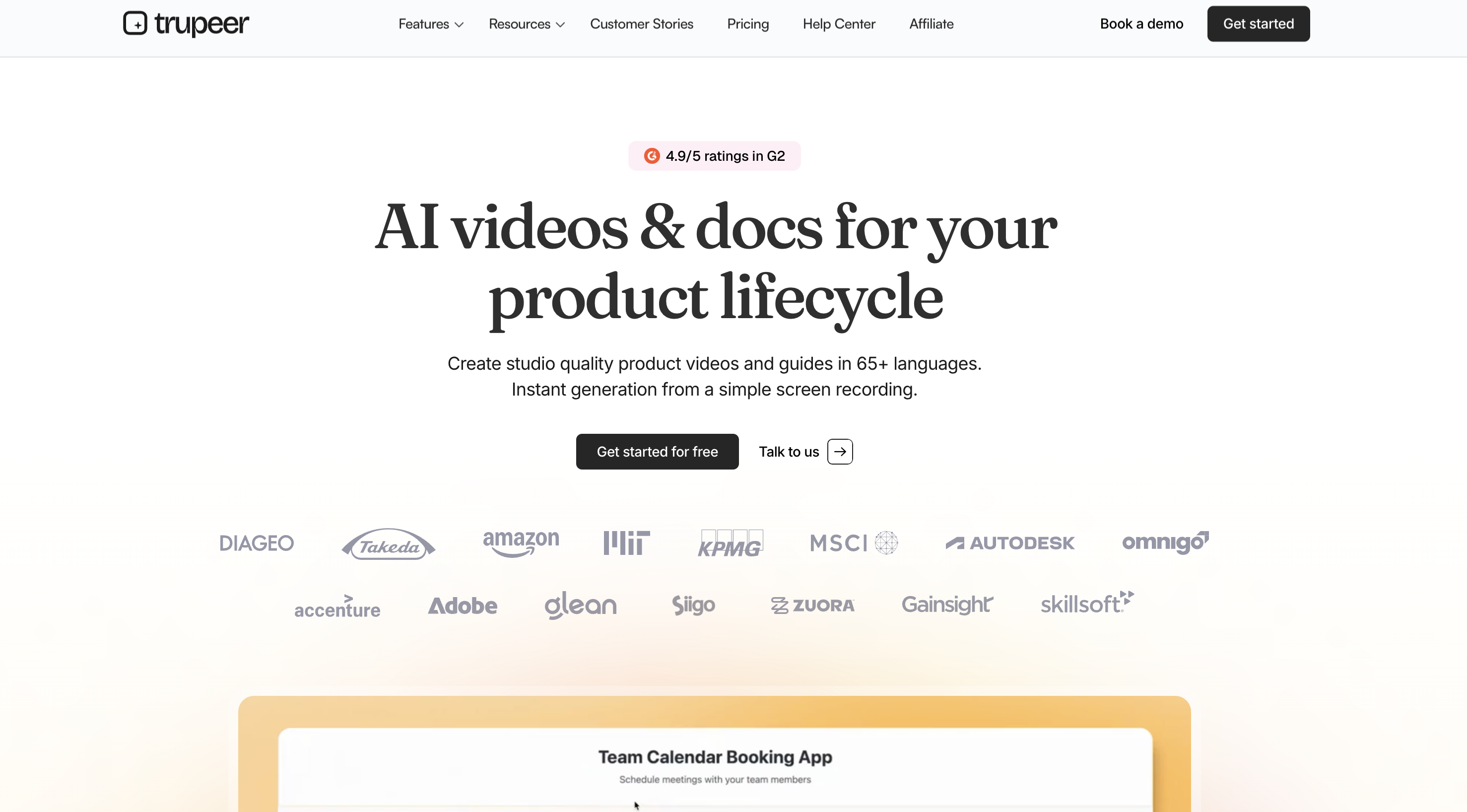 Trupeer - AI Tool For Content