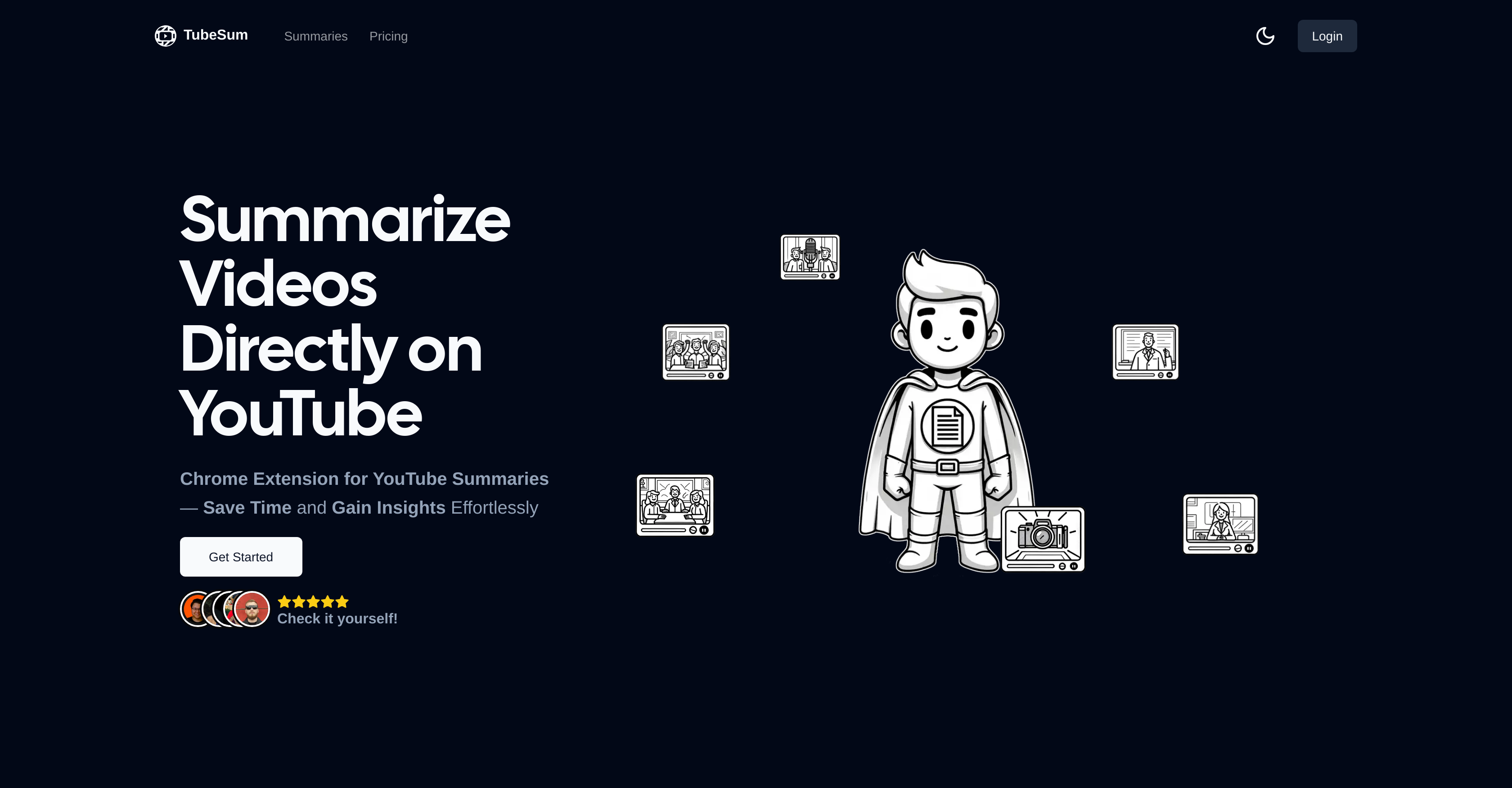 TubeSum - AI Tool For YouTube summaries