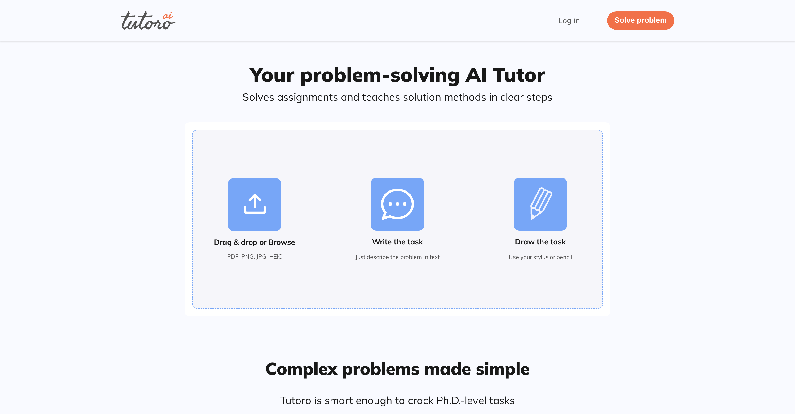 Tutoro - AI Tool For School preparation