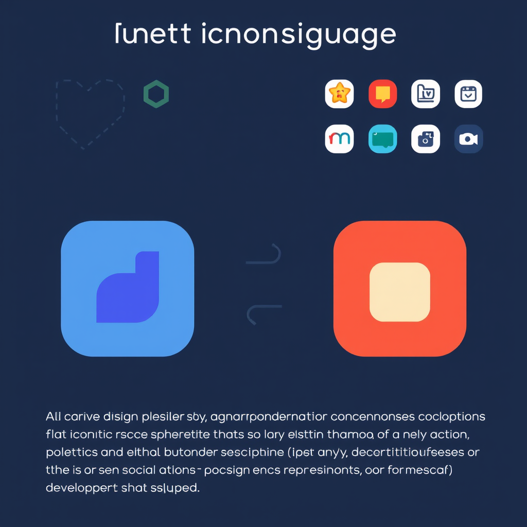 ui flat icons design gen - (Free, No Signup AI Tool)