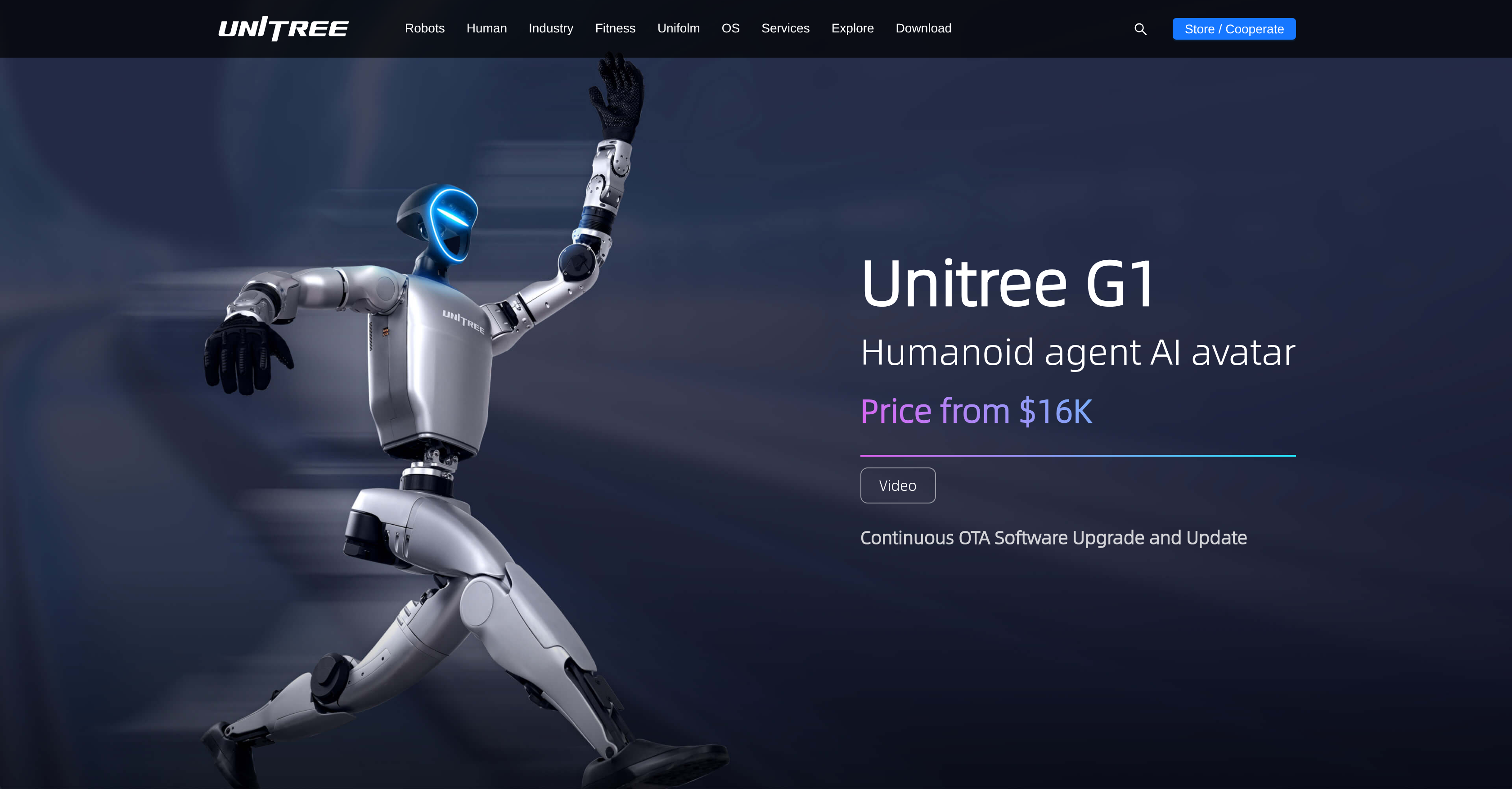 Unitree Humanoid Robot G1 - AI Tool For Autonomous humanoids