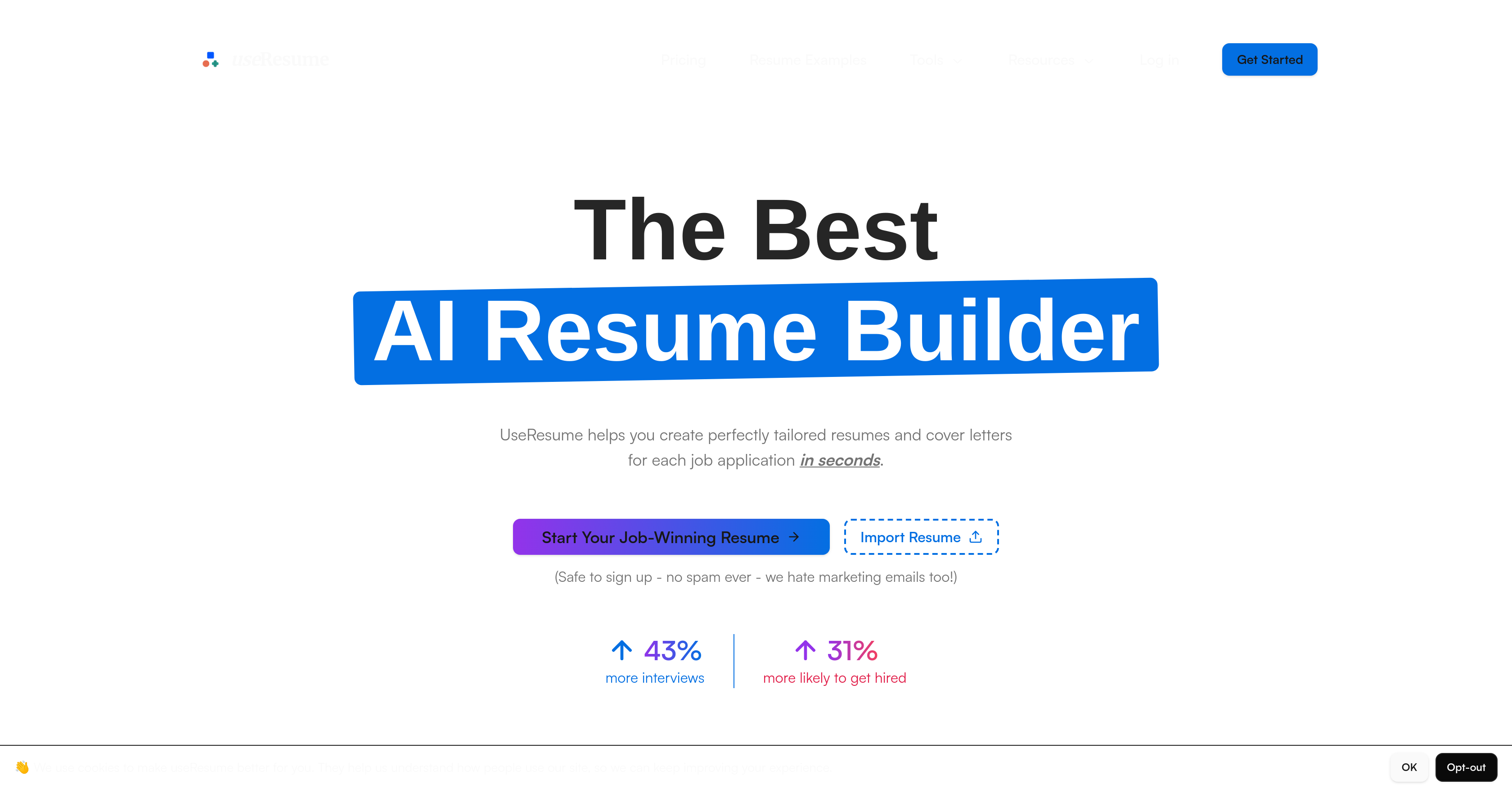 UseResume - AI Tool For Resumes