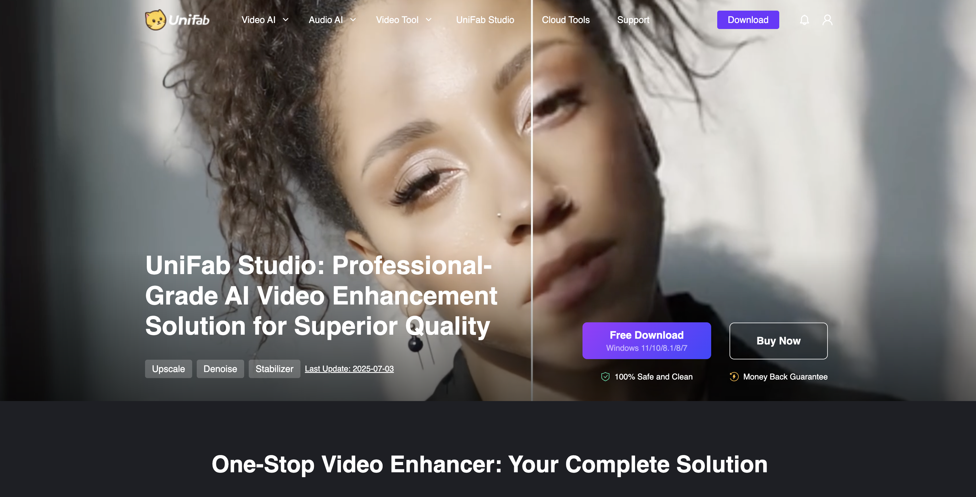 UniFab Studio - AI Tool For Video enhancement