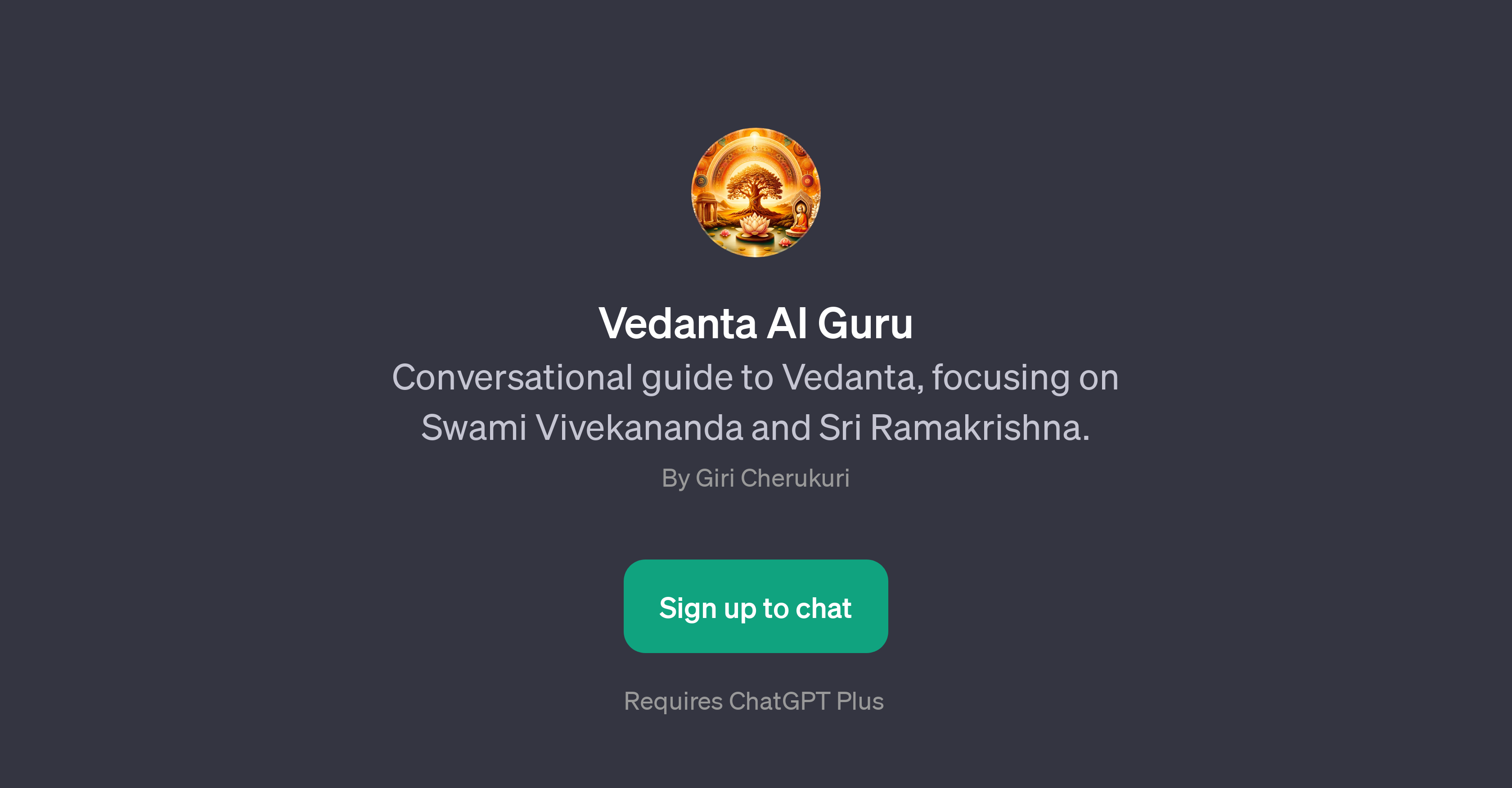 Vedanta AI Guru - Vedanta teachings - TAAFT