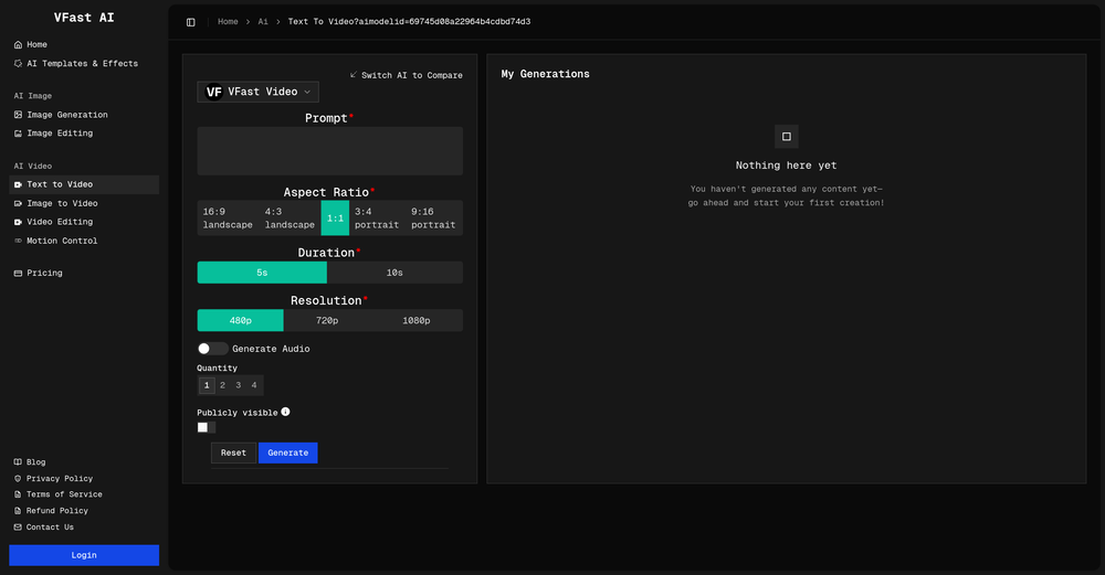 Generar video desde texto - There's An AI For That®