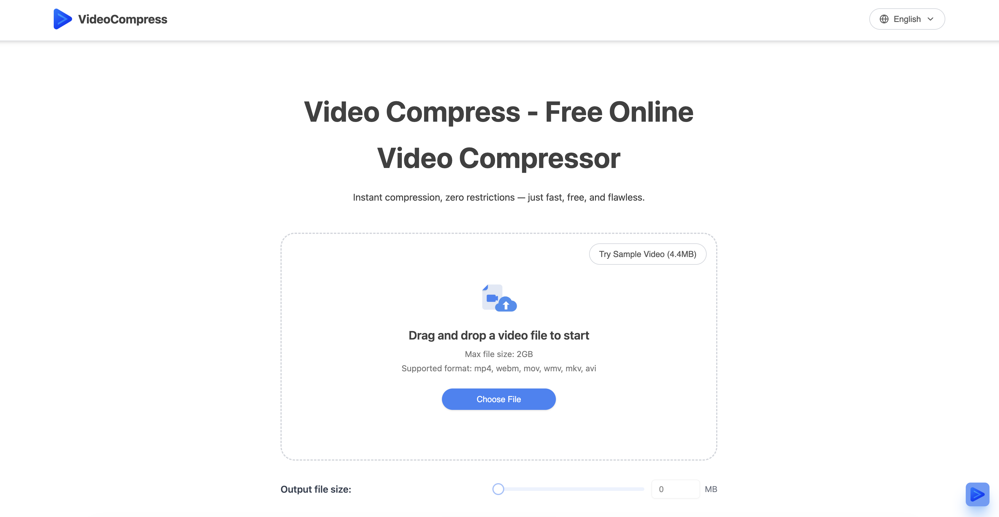 Video Compress AI - Video compression - TAAFT