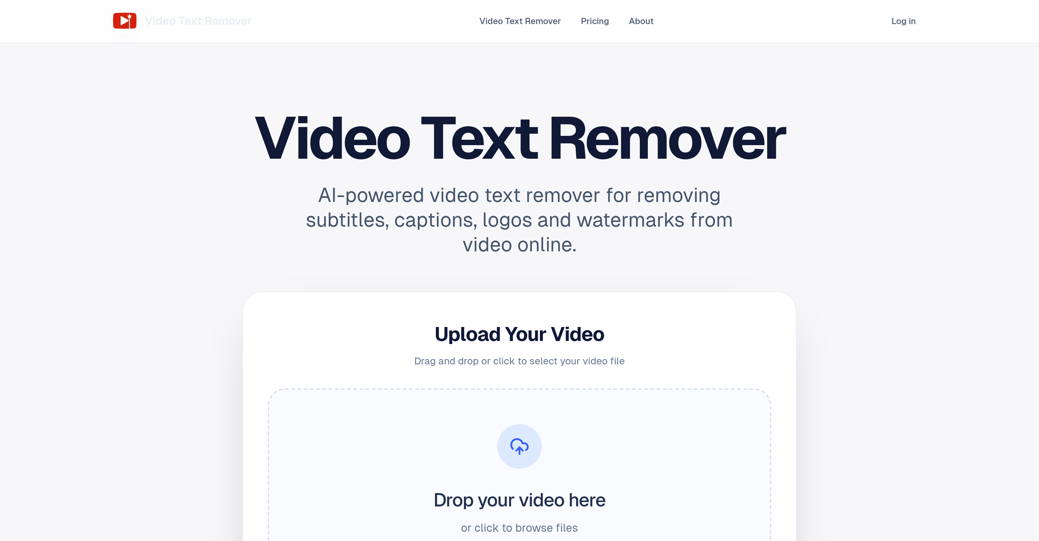 Video Text Remover - AI Tool For Video text removal