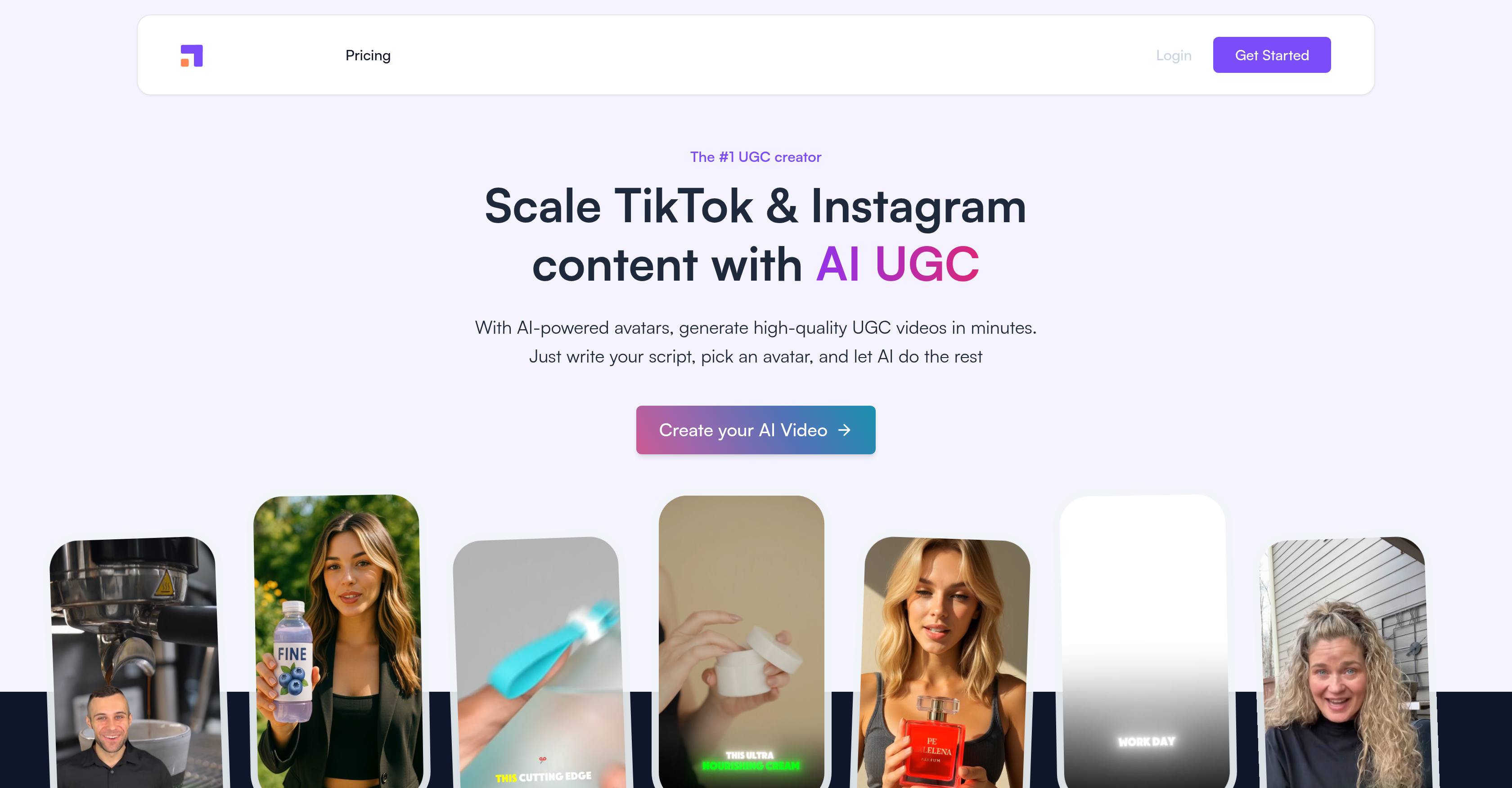 VidMe - AI Tool For UGC videos