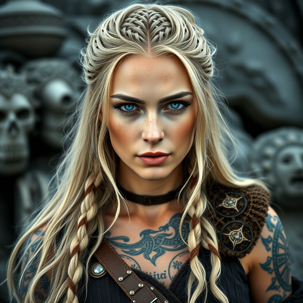 Viking woman portraits - (Free, No Signup AI Tool)