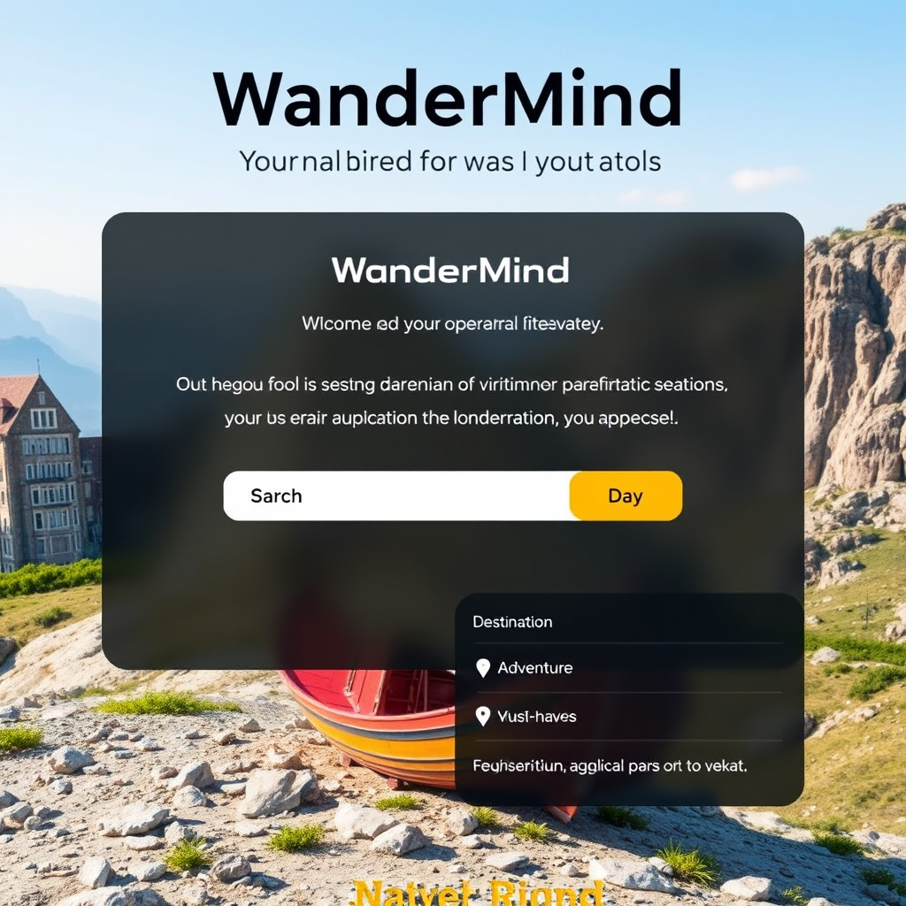 WanderMind - Your Personal Travel Curator - (Free, No Signup AI Tool)