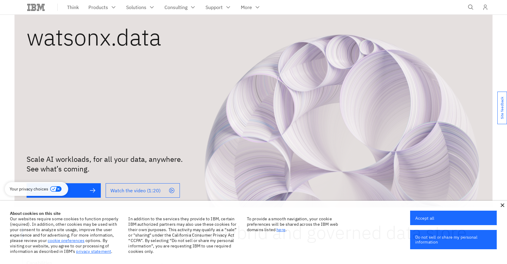 WatsonX data By IBM WatsonX data By IBM