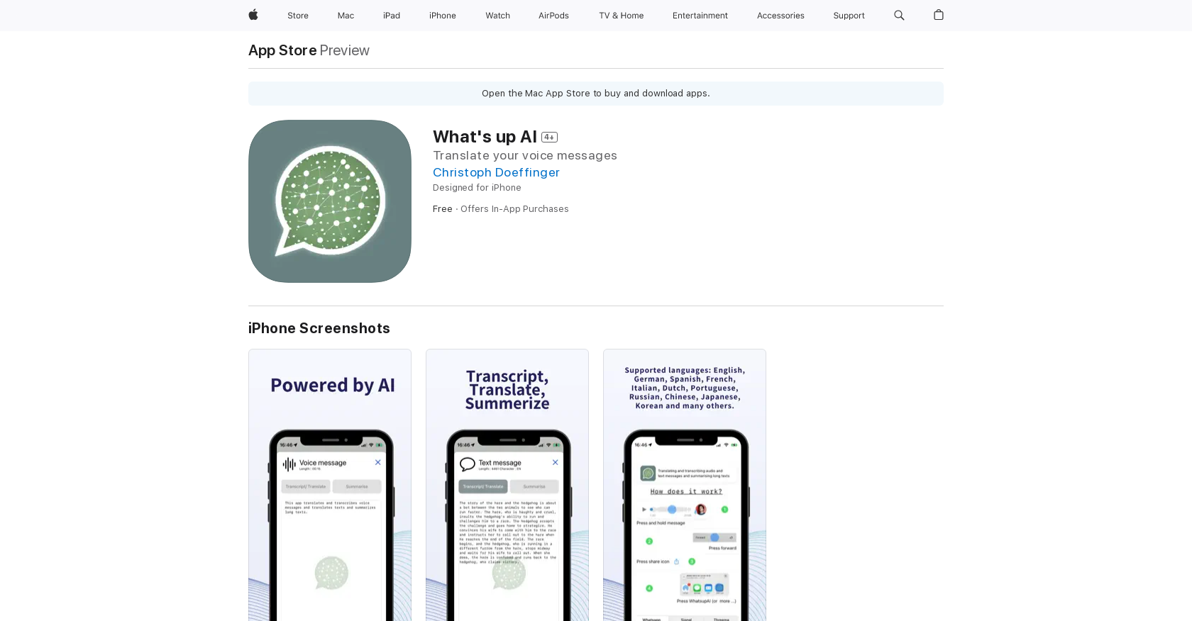 What s Up AI Voice Message Transcription TAAFT