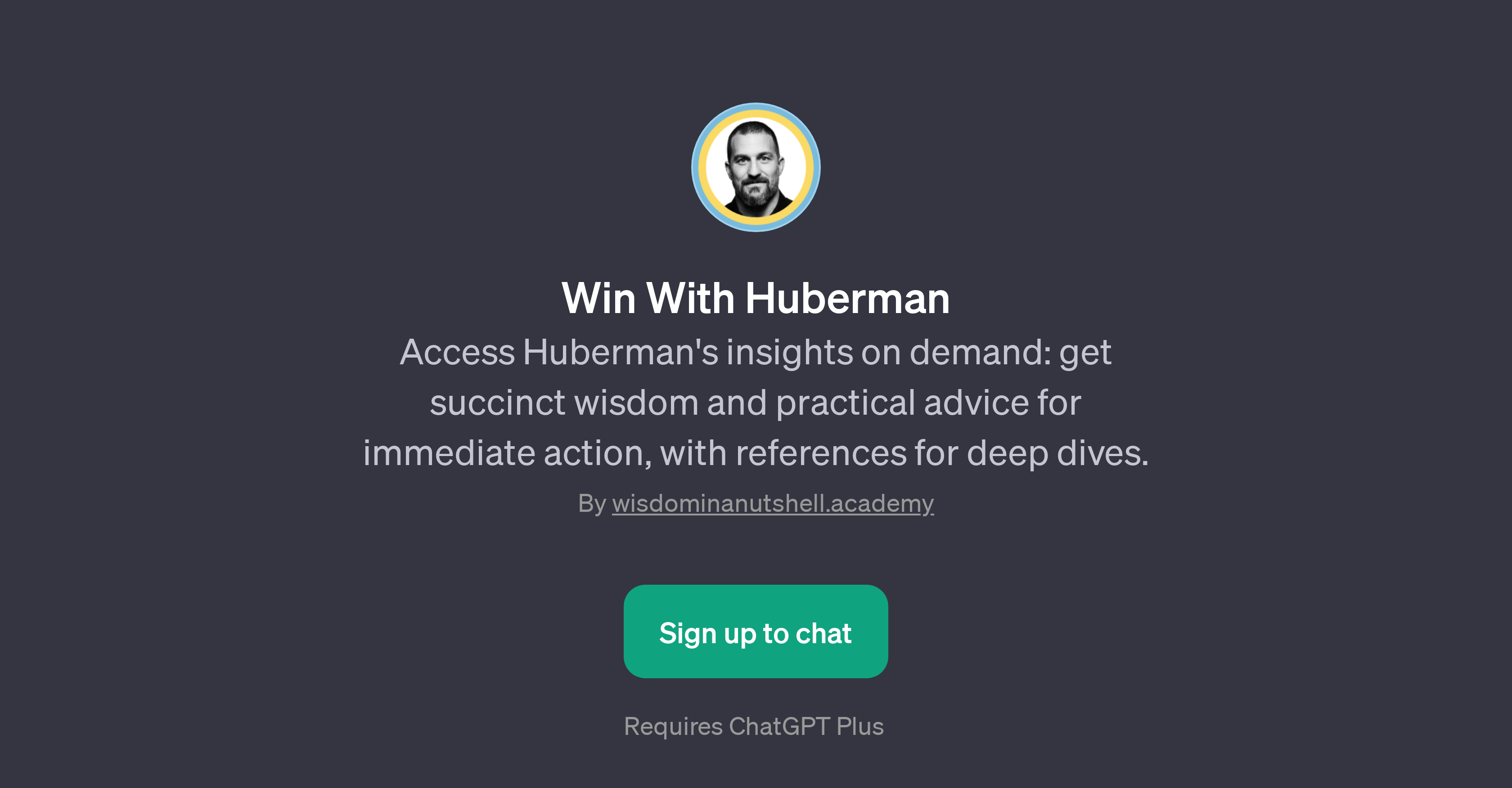 Win With Huberman And 5 Other AI Tools For Life advice