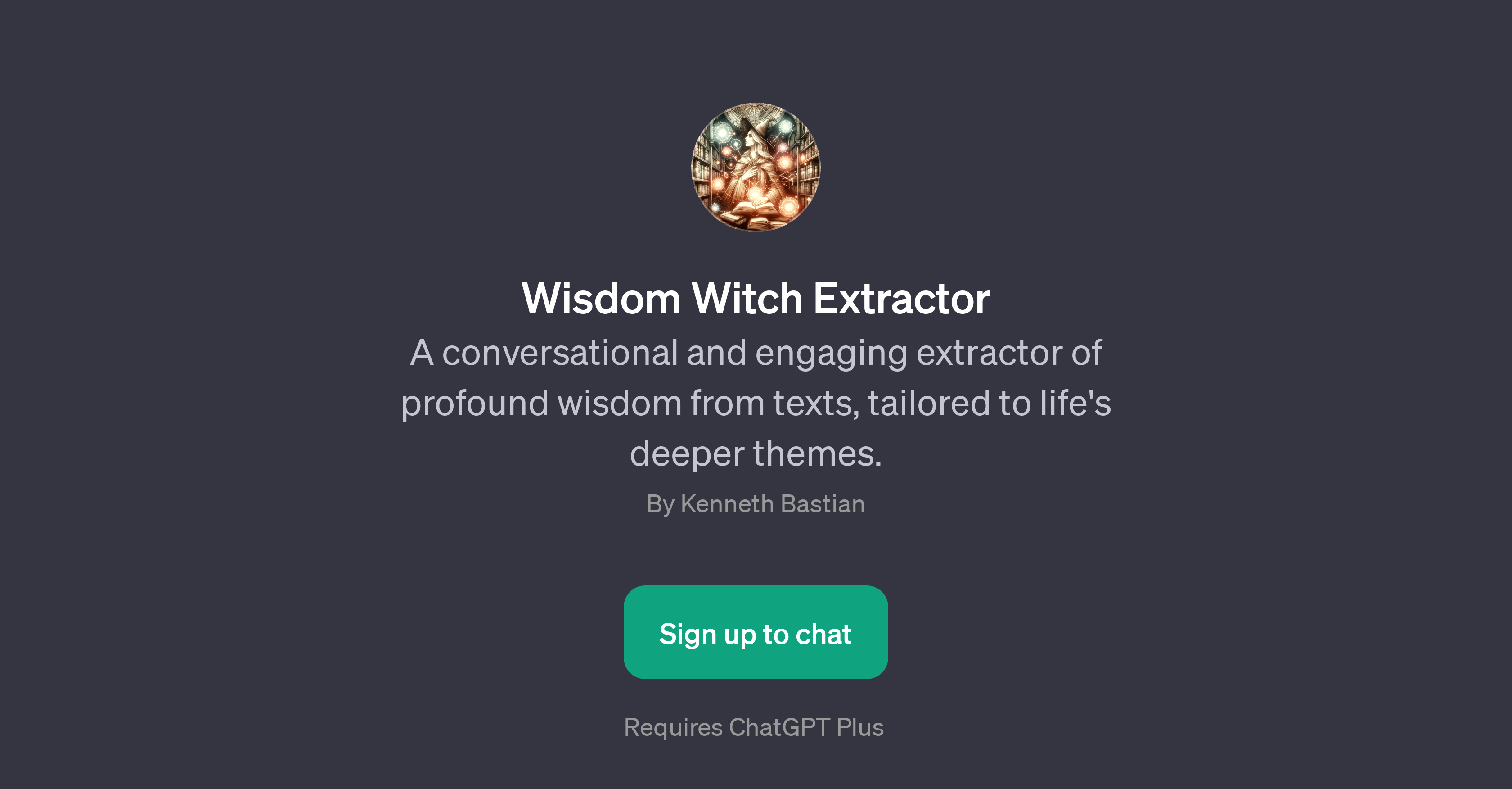 Wisdom Witch Extractor - Profound text analysis - TAAFT