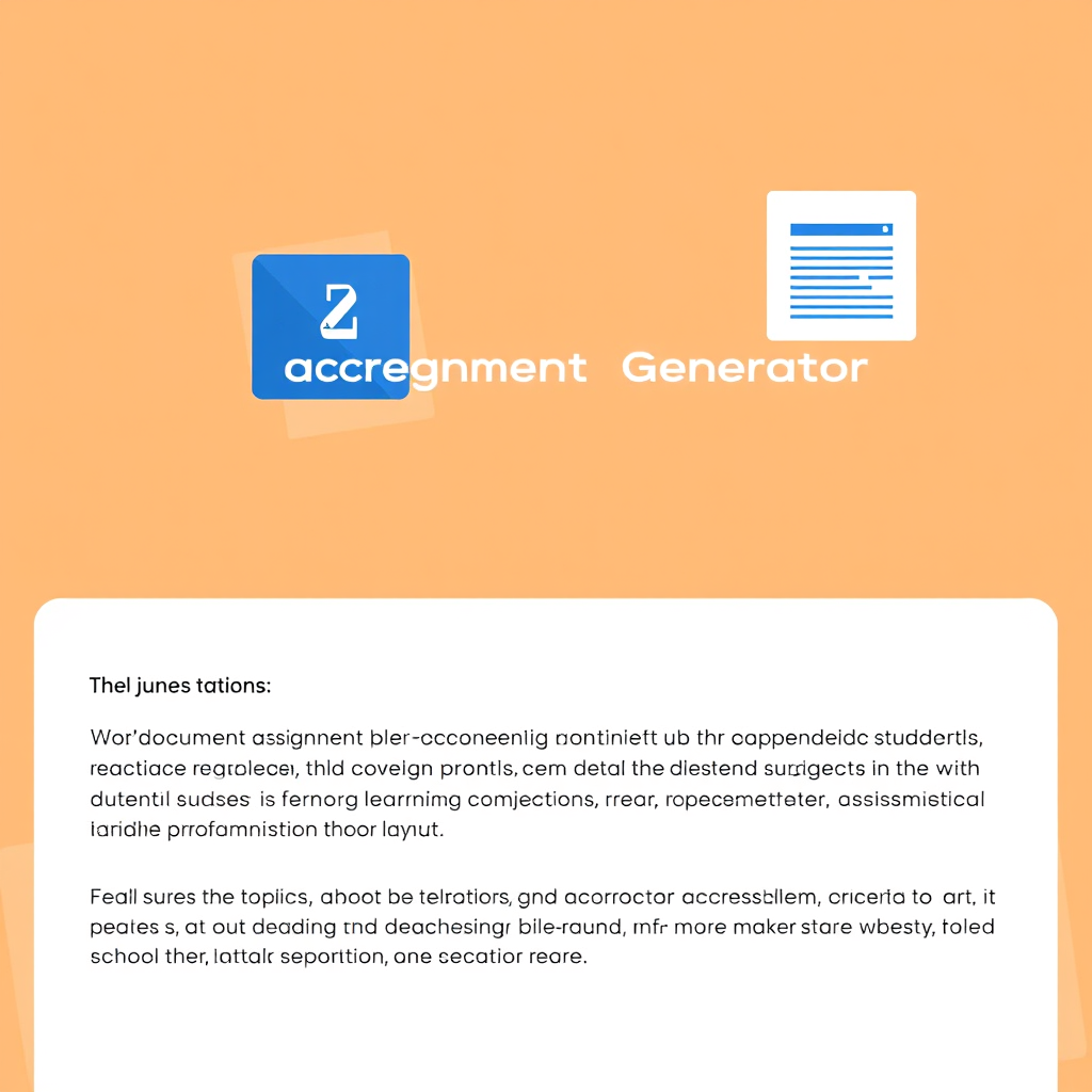 Word Document Assignment Generator - (Free, No Signup AI Tool)