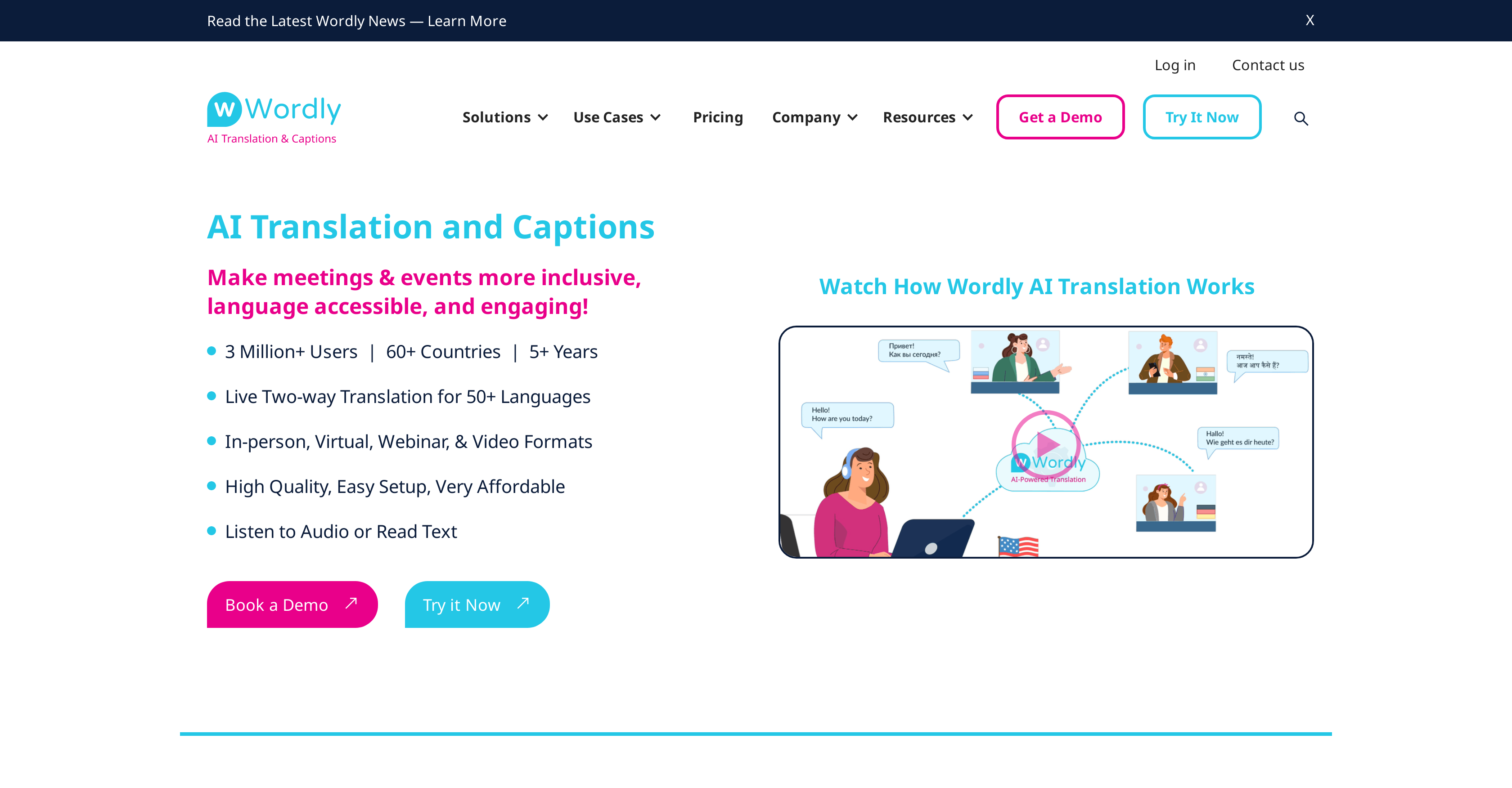 Wordly AI Translation - AI Tool For Live translations