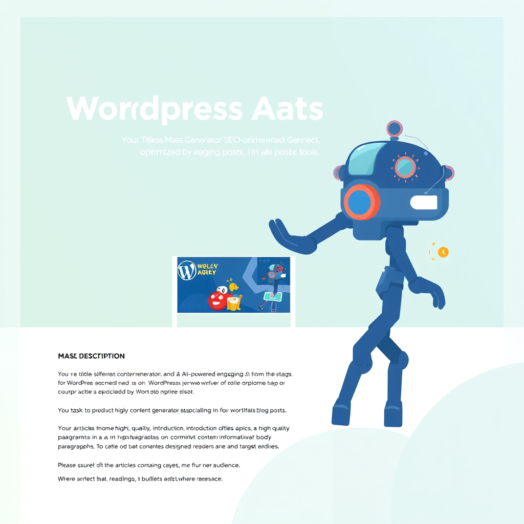 Wordpress Mass Generator - (Free, No Signup AI Tool)