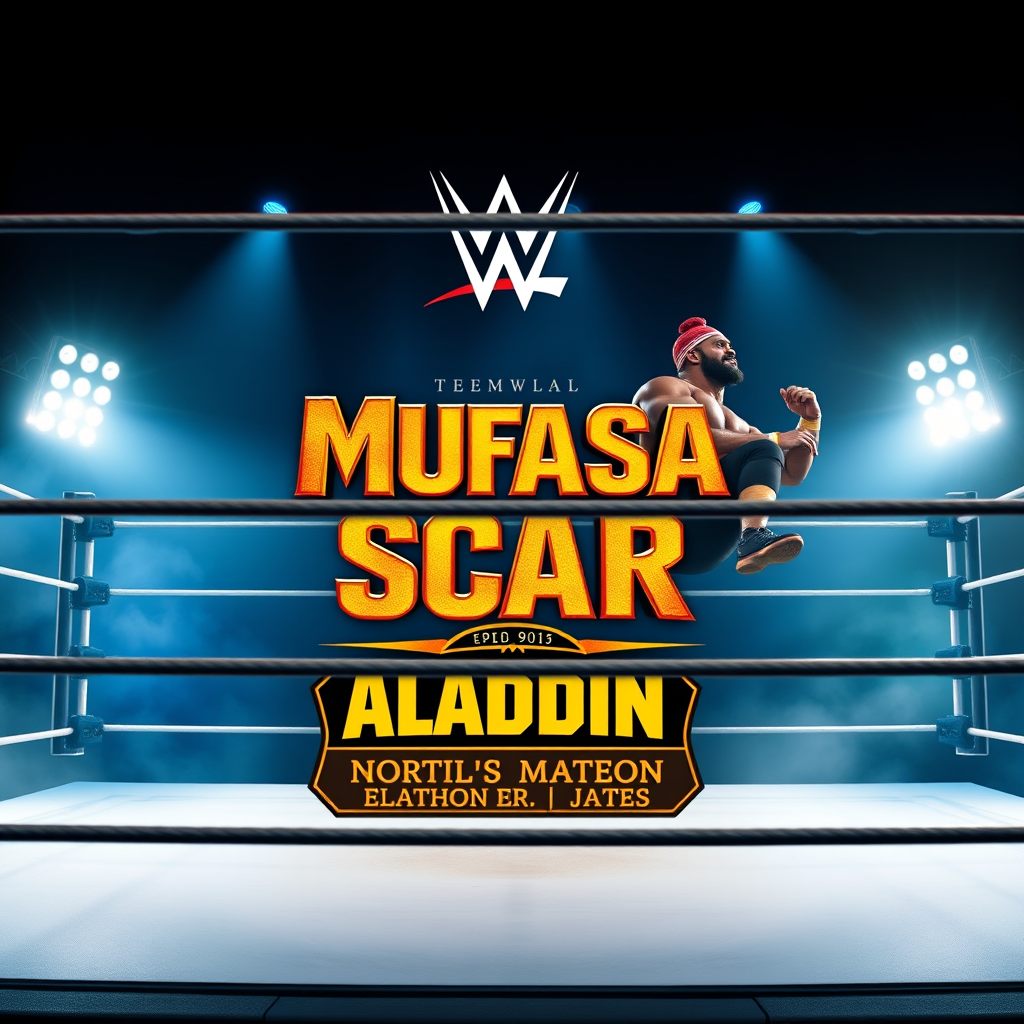 WWE Match Title Card Generator - (Free, No Signup AI Tool)