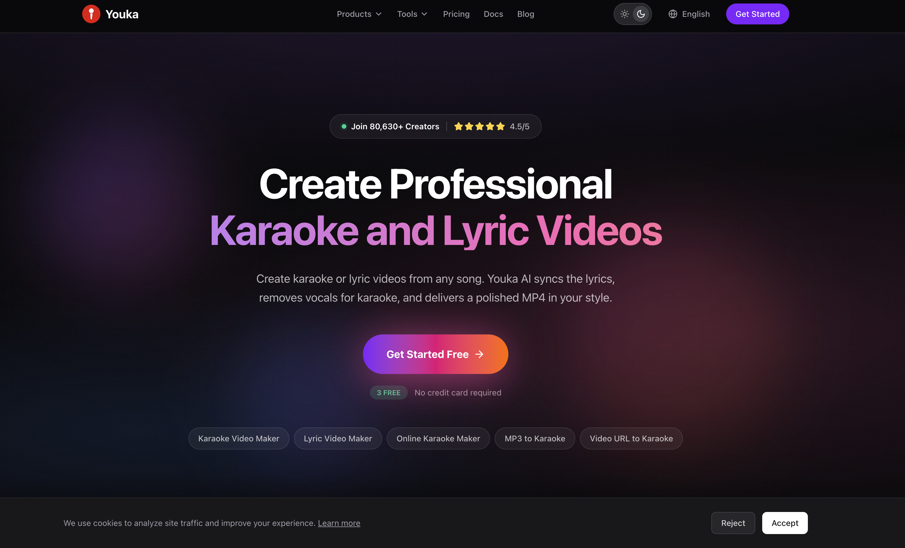 Youka - AI Tool For Karaoke