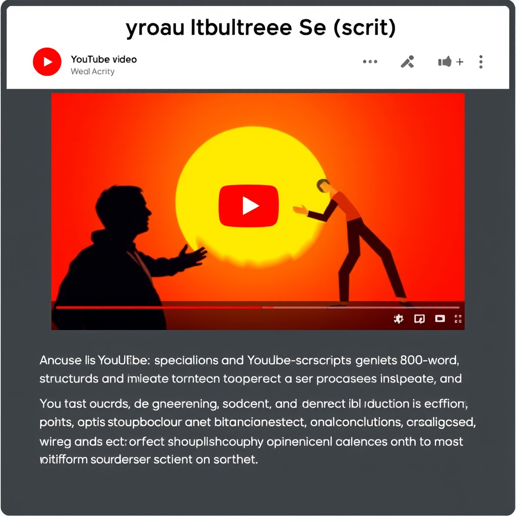 youtube video Script Generate With AI - (Free, No Signup AI Tool)